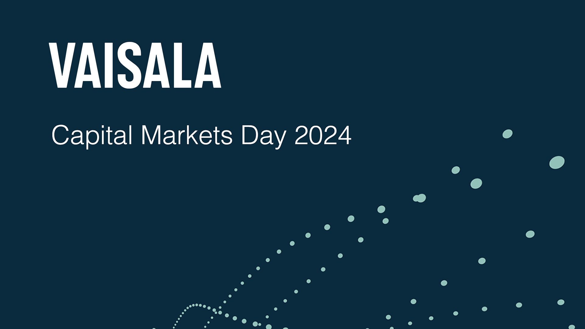 Vaisala Capital Markets Day 2024 - Inderes