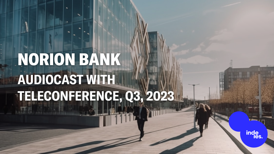 Norion Bank, Audiocast with teleconference, Q3'23 - Inderes
