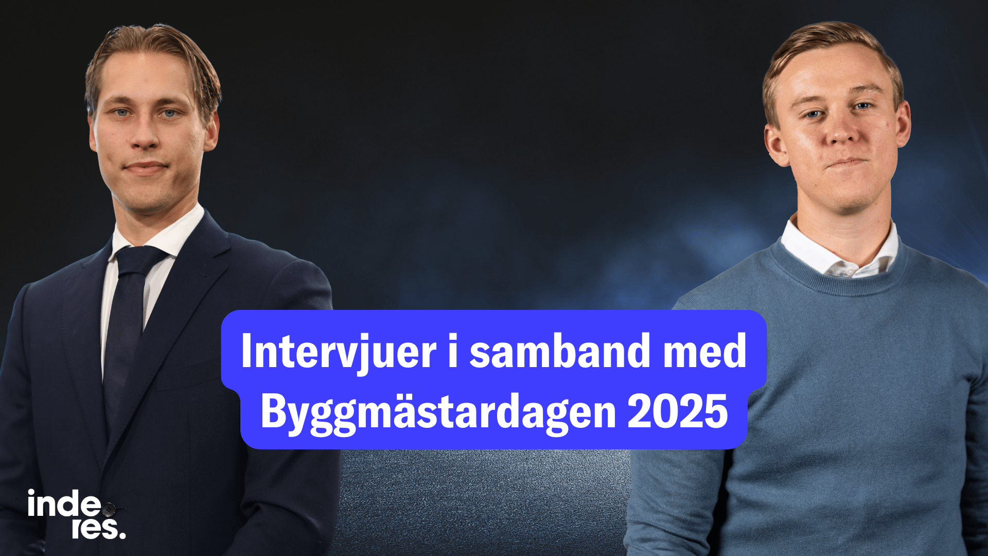 Intervjuer i samband med Byggmästardagen 2025 - Inderes