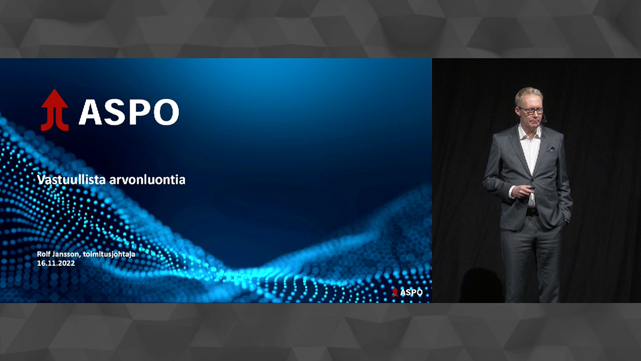 Aspo sijoituskohteena | SijoittajaMessut 16.11.2022 - Inderes