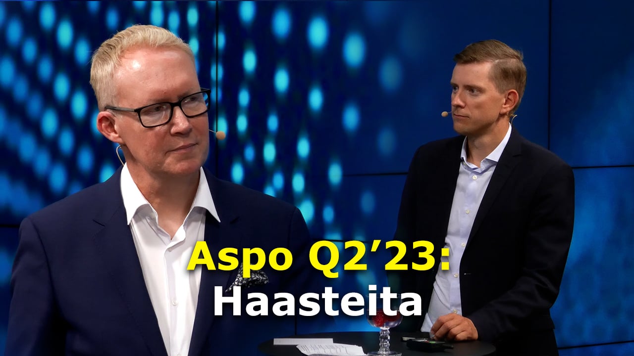 Aspo Q2’23: Haasteita - Inderes