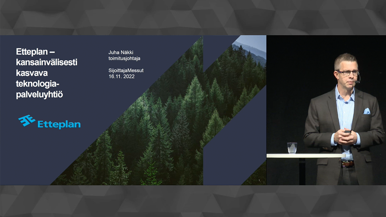 Etteplan sijoituskohteena | SijoittajaMessut 16.11.2022 - Inderes