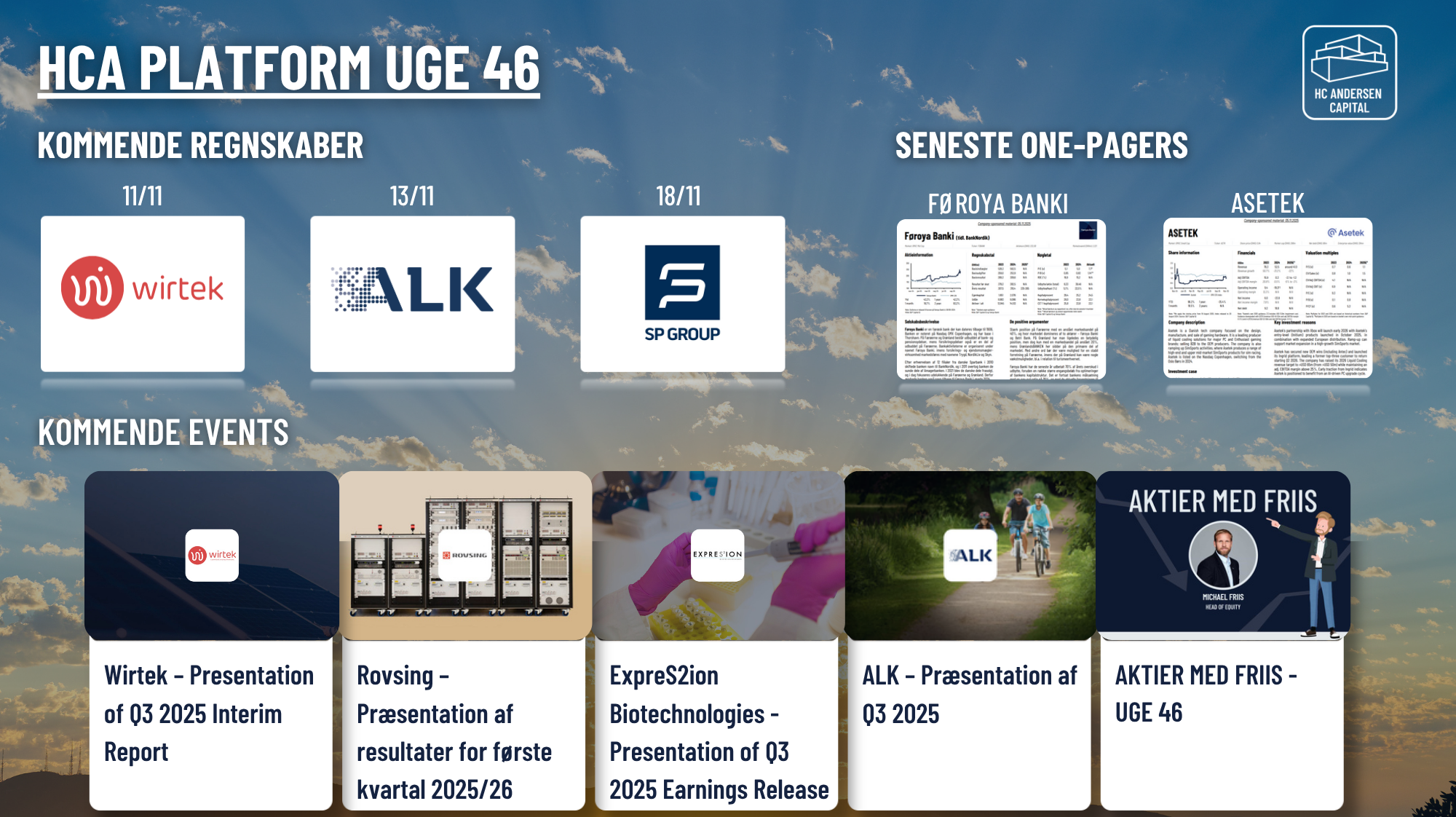Dagens aktienyheder 10/11-2025: MPC Energy Solutions og GomSpace - Inderes