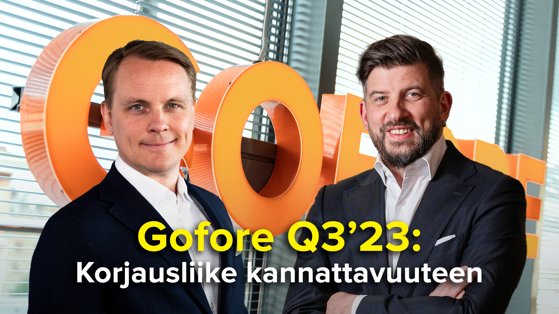 Gofore Q3'23: Korjausliike kannattavuuteen - Inderes