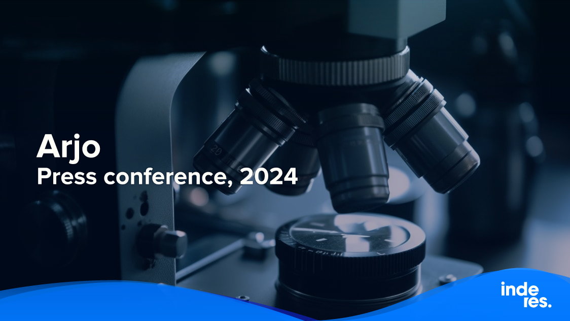 Arjo, Press conference, 2024 - Inderes